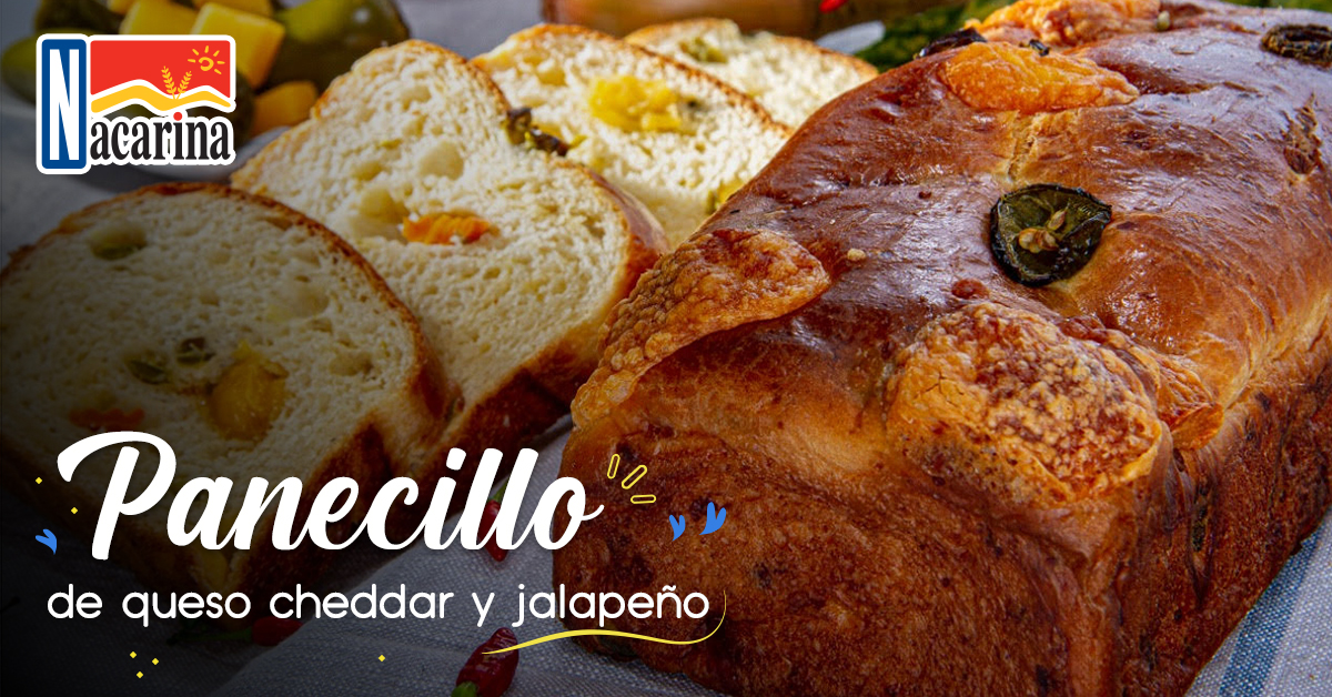 Panecillo de queso cheddar y jalapeño - Nacarina
